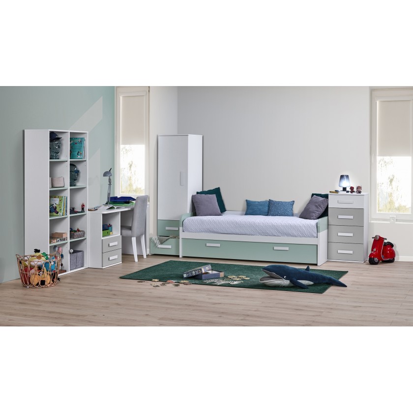 Camiseiro Alto Play - Branco/Cinza